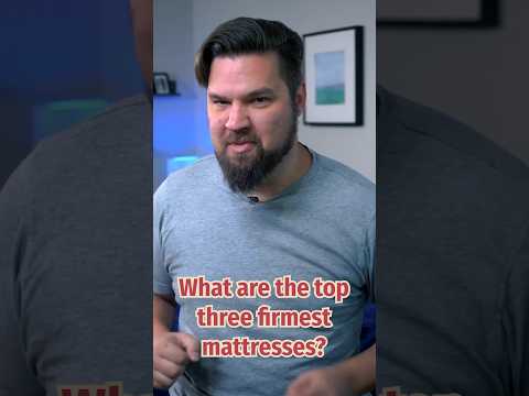 The Top 3 Firmest Mattresses! #shorts