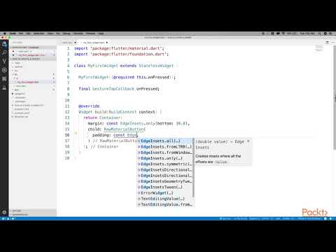 Learn Flutter Tips Tricks and Techniques How to Create a Widget | packtpub com - Mind Luster