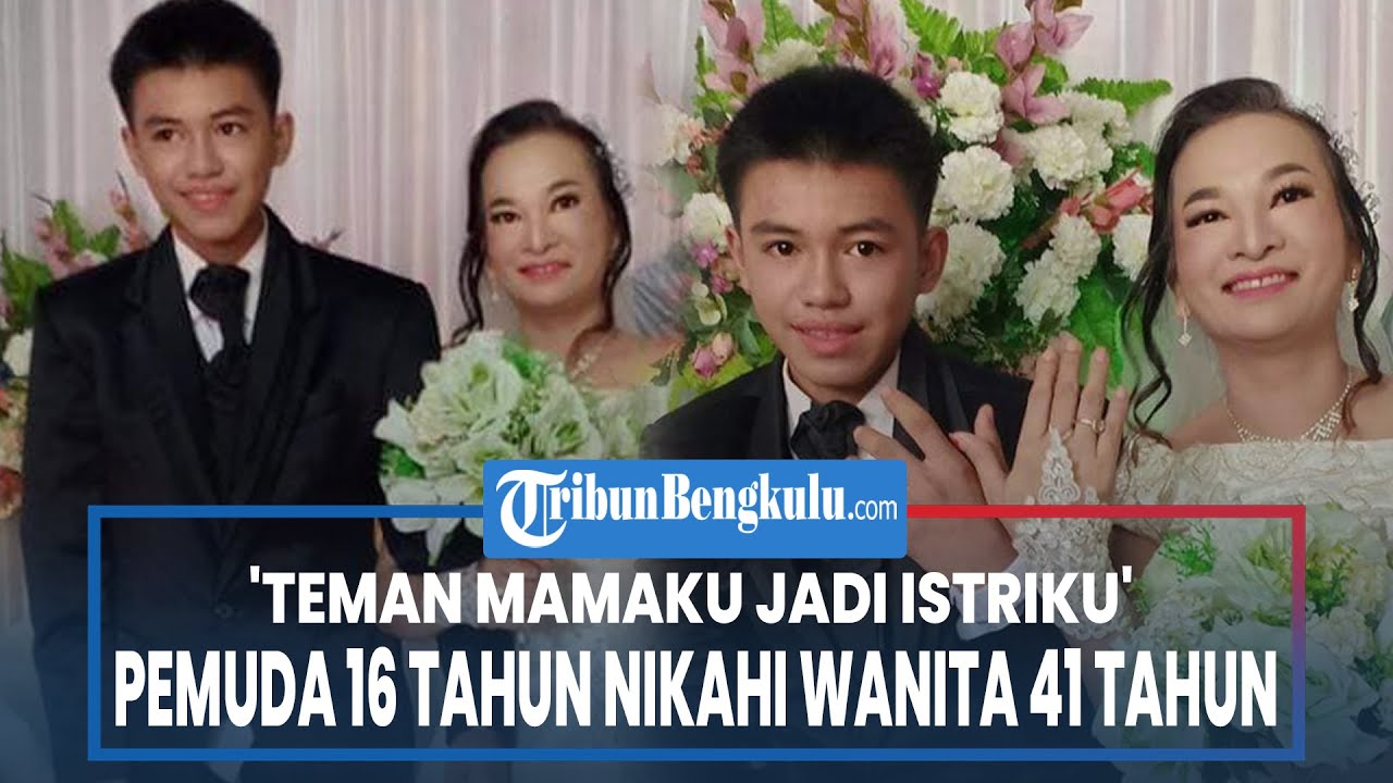 'Teman Mamaku Jadi Istriku' Viral Pemuda 16 Tahun Nikahi Wanita 41 Tahun, Awal Kenalannya Disorot