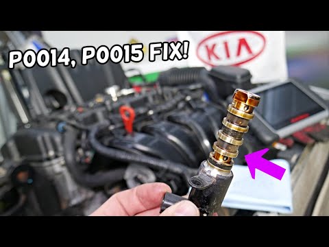 CODE P0014 P0015 CAMSHAFT POSITION KIA SORENTO, KIA SPORTAGE CHECK ENGINE LIGHT ON