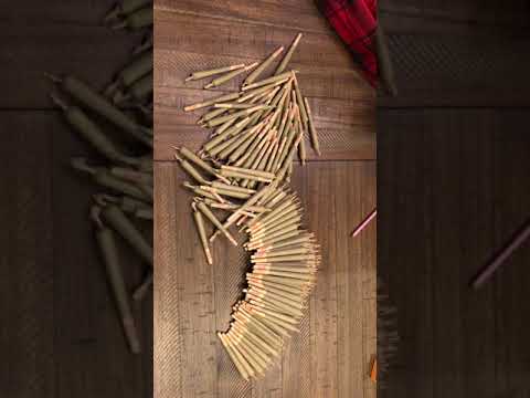 Quarter pound of weed in pre rolls