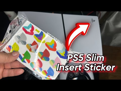 PS5 Slim Insert Sticker