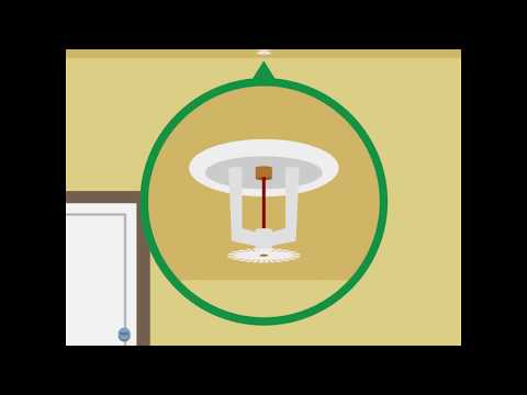 Pictograph: Home fire sprinklers keep fires small