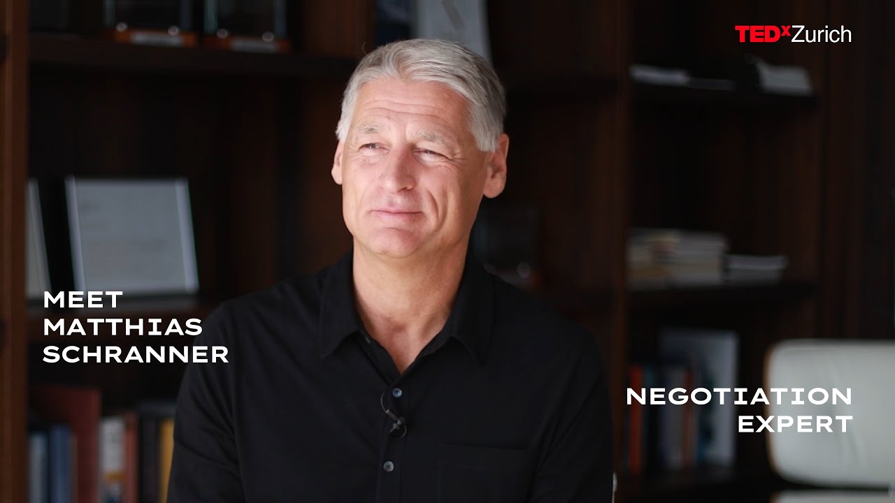 TEDxZurich | Meet Speaker Matthias Schranner, Global Negotiation Expert (2024)