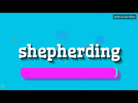 SHEPHERDING - HOW TO PRONOUNCE IT!?
