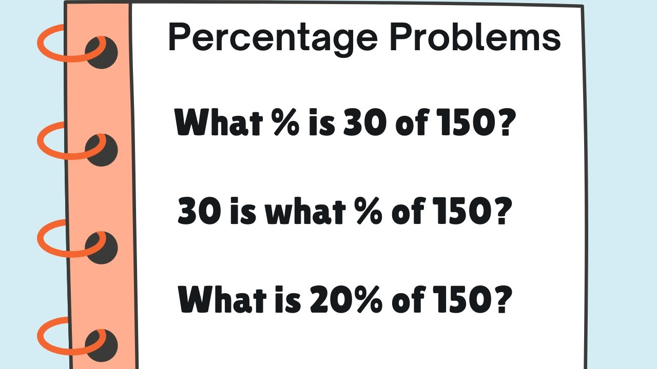 Solving PERCENT PROBLEMS using IS over OF