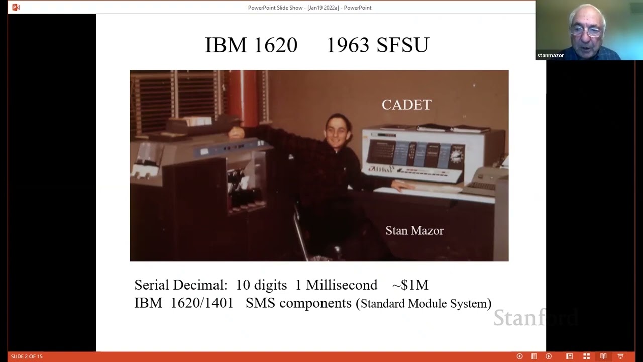 Stanford Seminar - 4004 Microprocessors