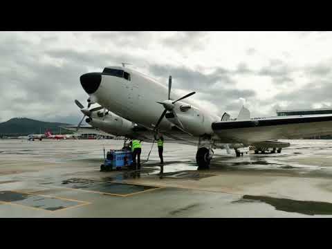 DC3-65TP REG.N882TP at Phuket International Airport, Thailand