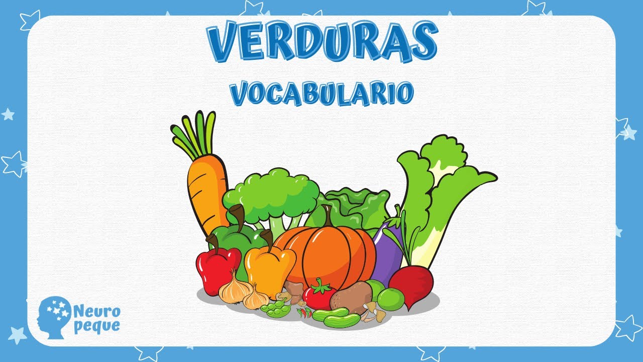 Vocabulario de VERDURAS para niños 🍆 🥬 Actividades Divertidas para niños