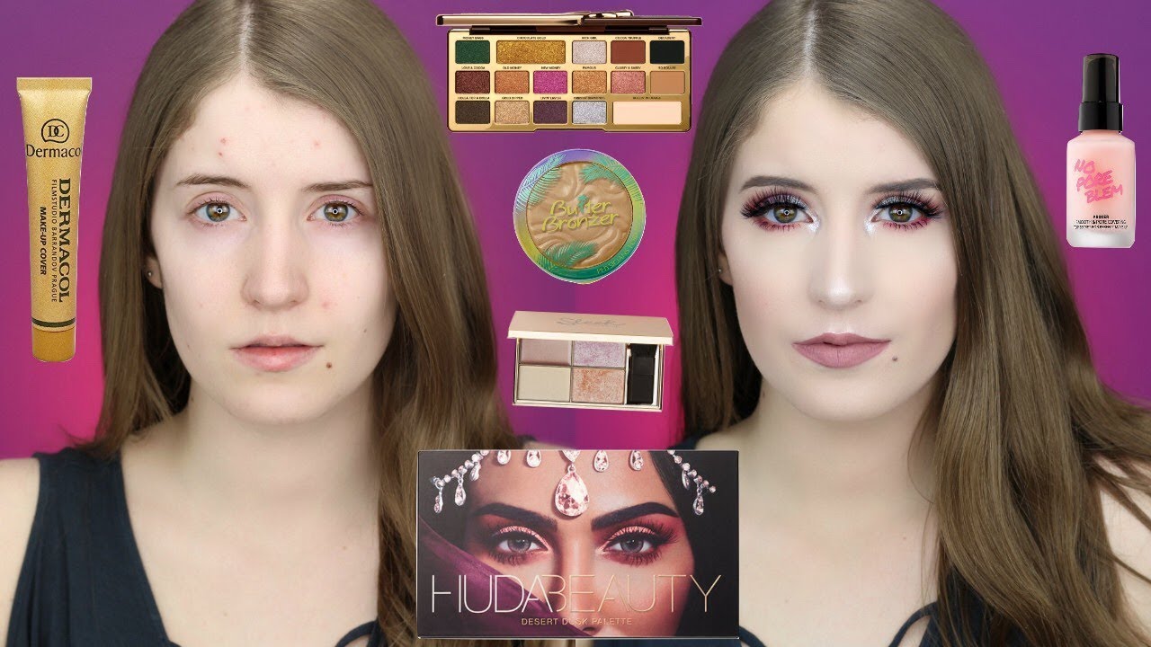 GLAM SPRING MAKEUP TUTORIAL 2018