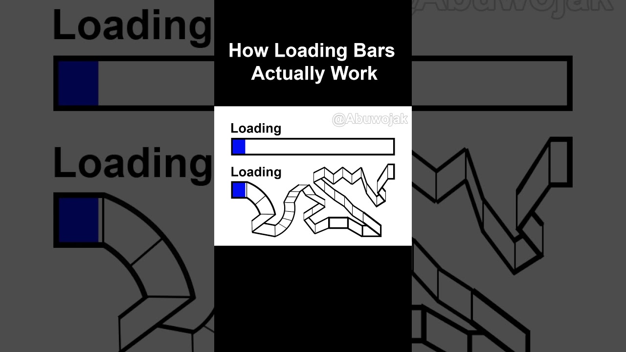 So this is how loading bars actually work ver 8 #memes #animation