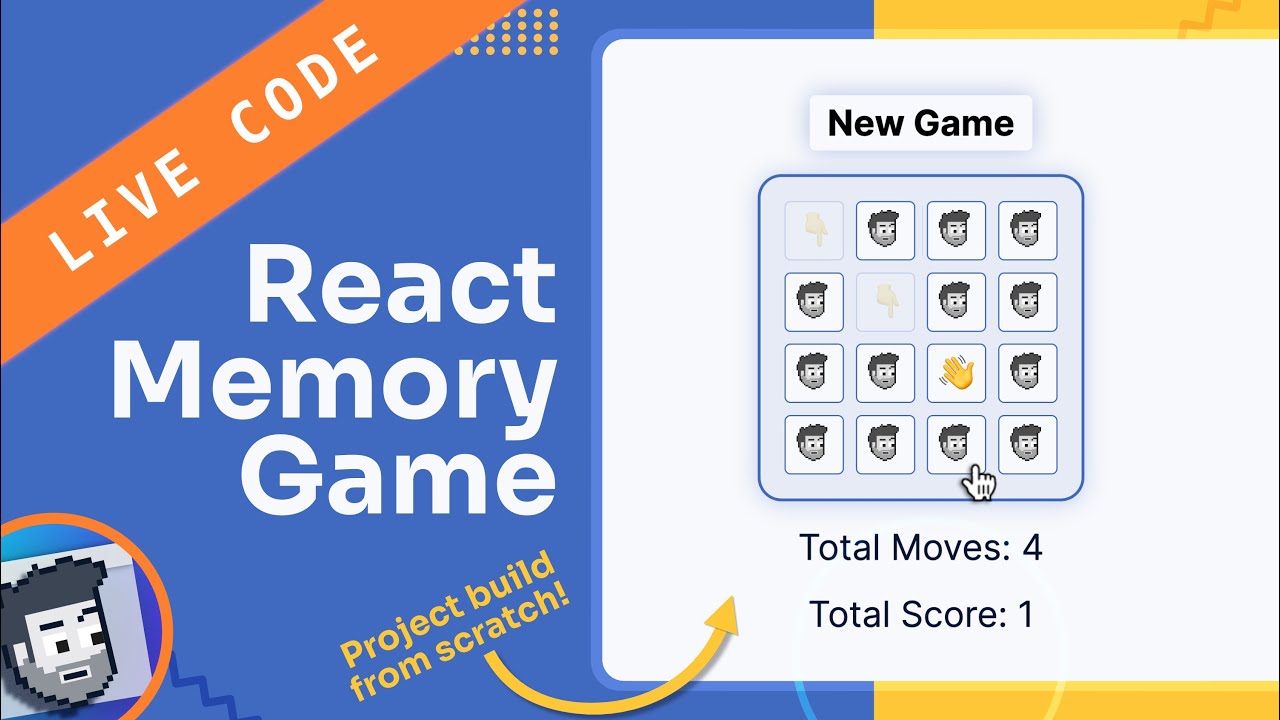 Live Code: Memory Game (React Project)