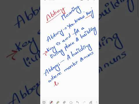 Abbey Meaning