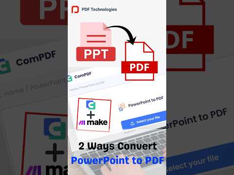 How to Easily Convert PPT to PDF! 📄➡️📊 | 2 FREE Ways #pdf #microsoft #how #powerpoint #pdfeditor