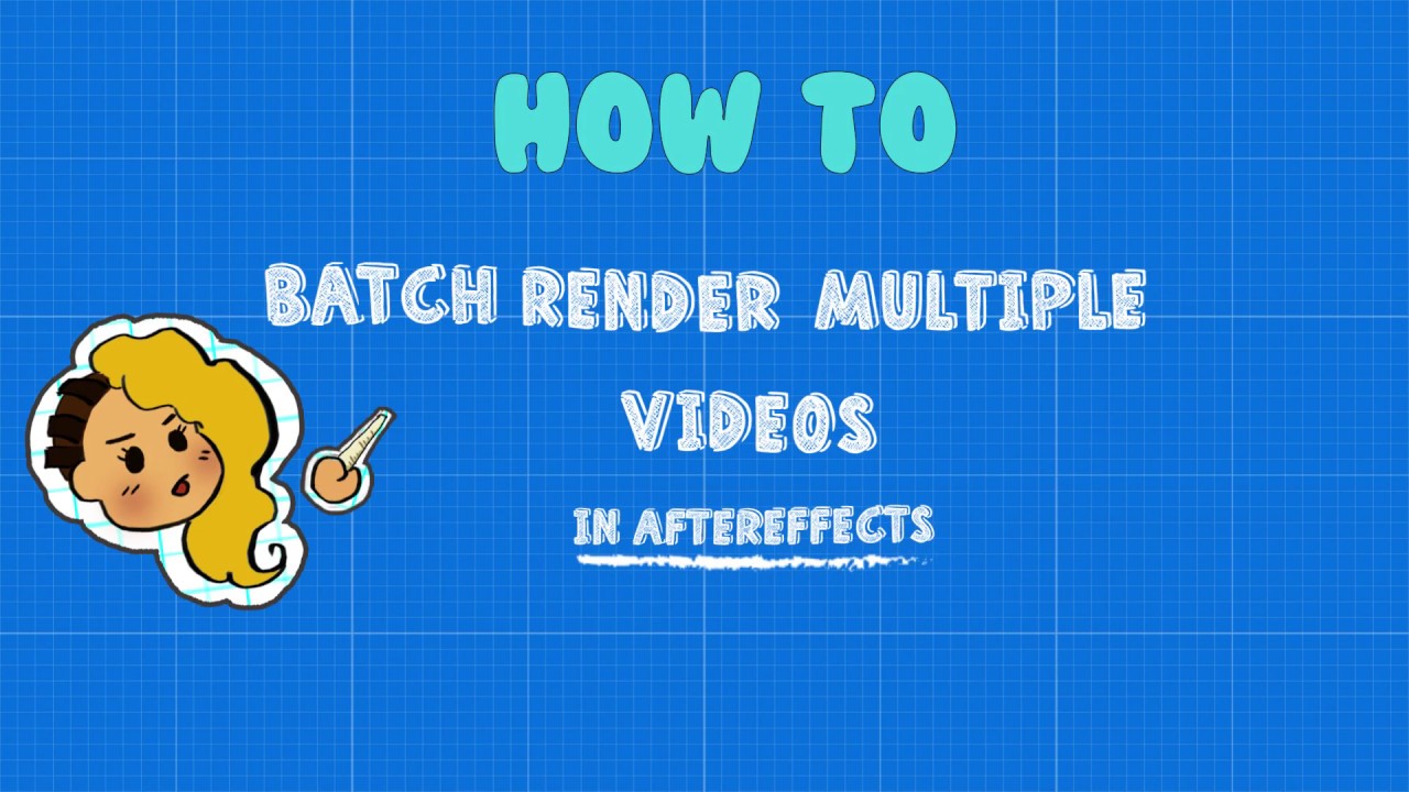 How to Batch Render Multiple Videos in After Effects EASY