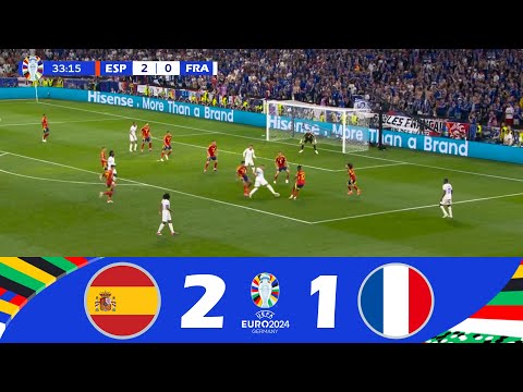 Spanyolország–Franciaország [2-1] | Elődöntők | UEFA Euro 2024 | A mérkőzés fénypontjai