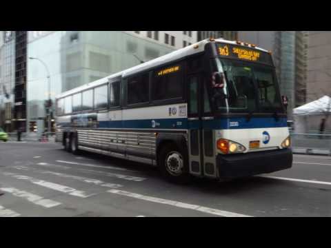 MTA Bus: Sheepshead Bay bound D4500CT 2230 BM3 at 57 St/5 Av
