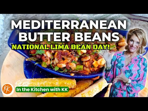 Mediterranean Butter Beans | BEST Lima Beans Recipe for National Lima Bean Day!