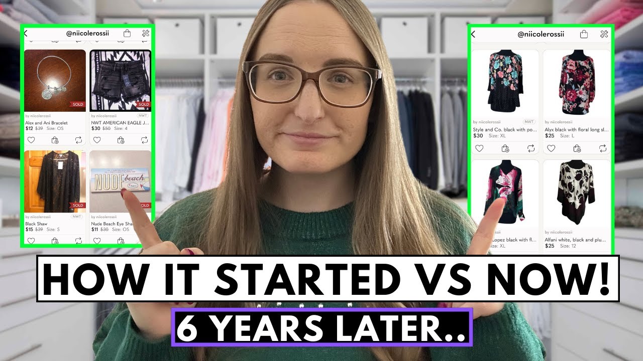 AVOID Making These MISTAKES on POSHMARK! | HOW I started vs. Now!