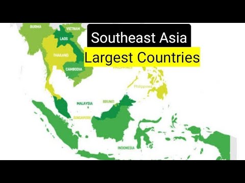✔️Southeast Asian Countries By Land Area | Which One Is Largest?