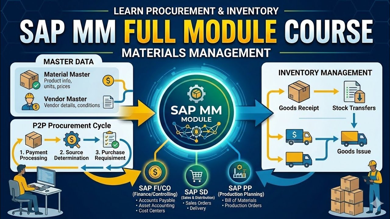 SAP MM Full Course for Beginners 2026 | Master Materials Management from Scratch 🚀