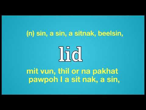 lid meaning in Ngawn