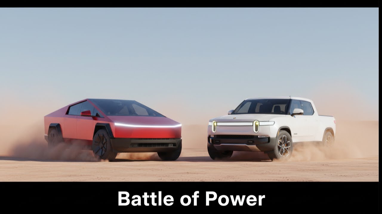 Rivian R1T vs Cybertruck The Ultimate Electric Pickup Battle