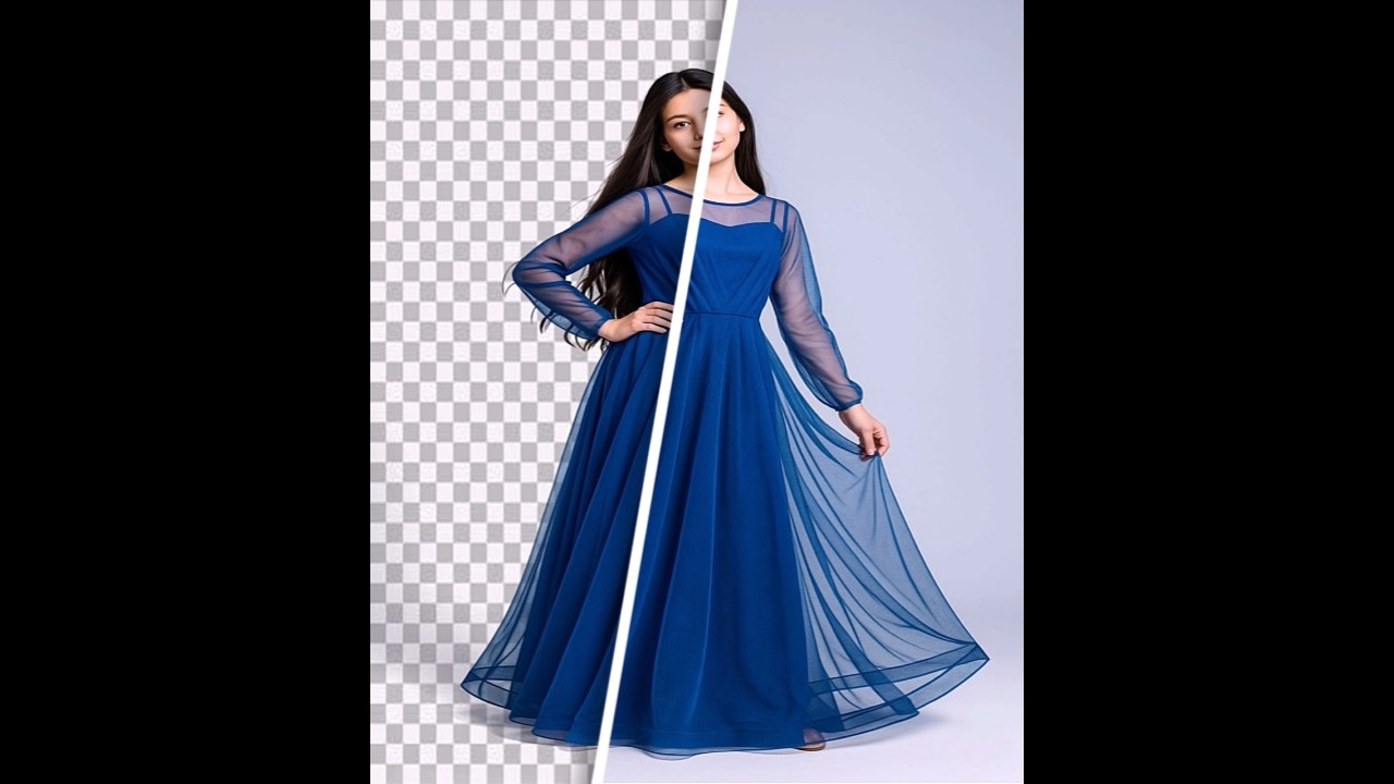 Tips-How to Remove Transparent Cloth Background | Tutorial