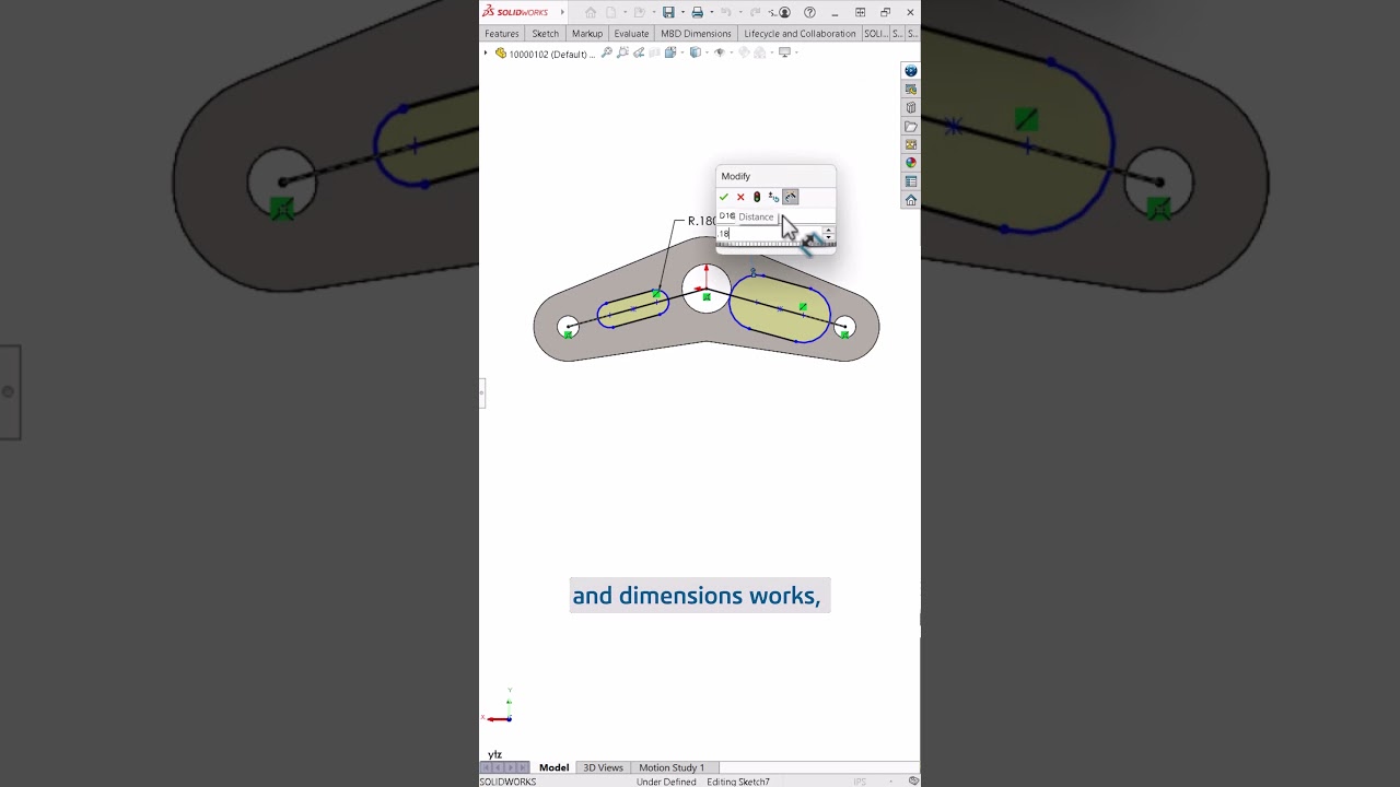 Fully Define Sketch Command in SOLIDWORKS