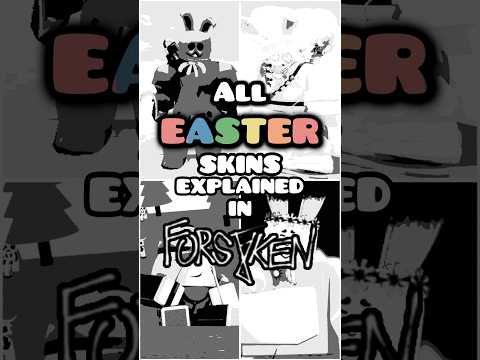 EASTER SKINS: EXPLAINED! | Roblox Forsaken 2.2.2 (Easter 2025 Update)