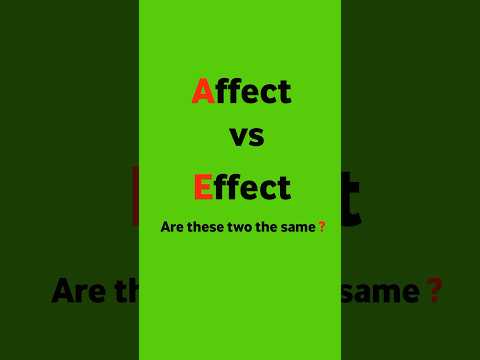 Affect vs Effect | Difference | pronunciation | and Hindi meaning #english #shorts #vocabulary