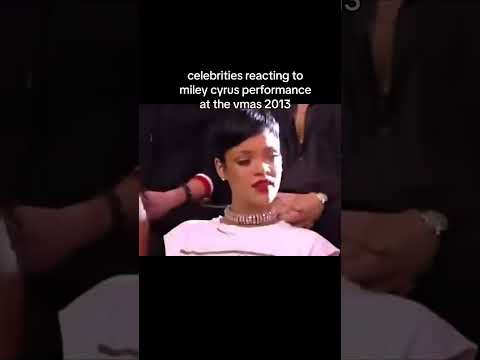 Celebrities reacting to Miley Cyrus performance at the VMAs 2013 ,#shorts