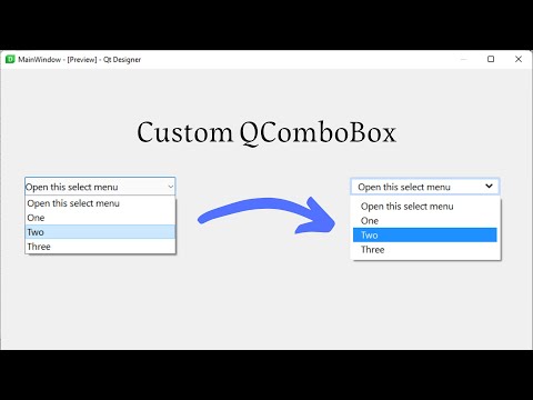 ★PyQt Style Sheets ★ QComboBox