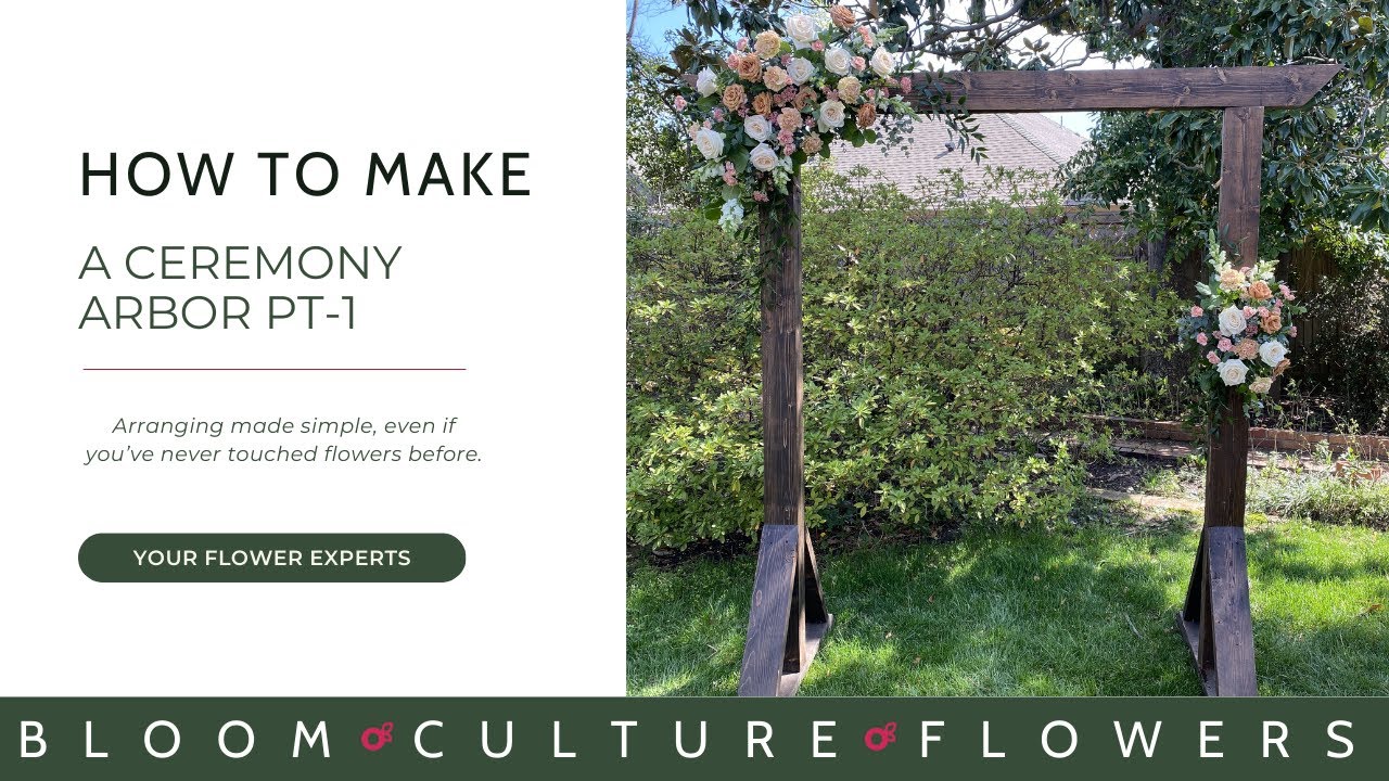 DIY Ceremony Arch