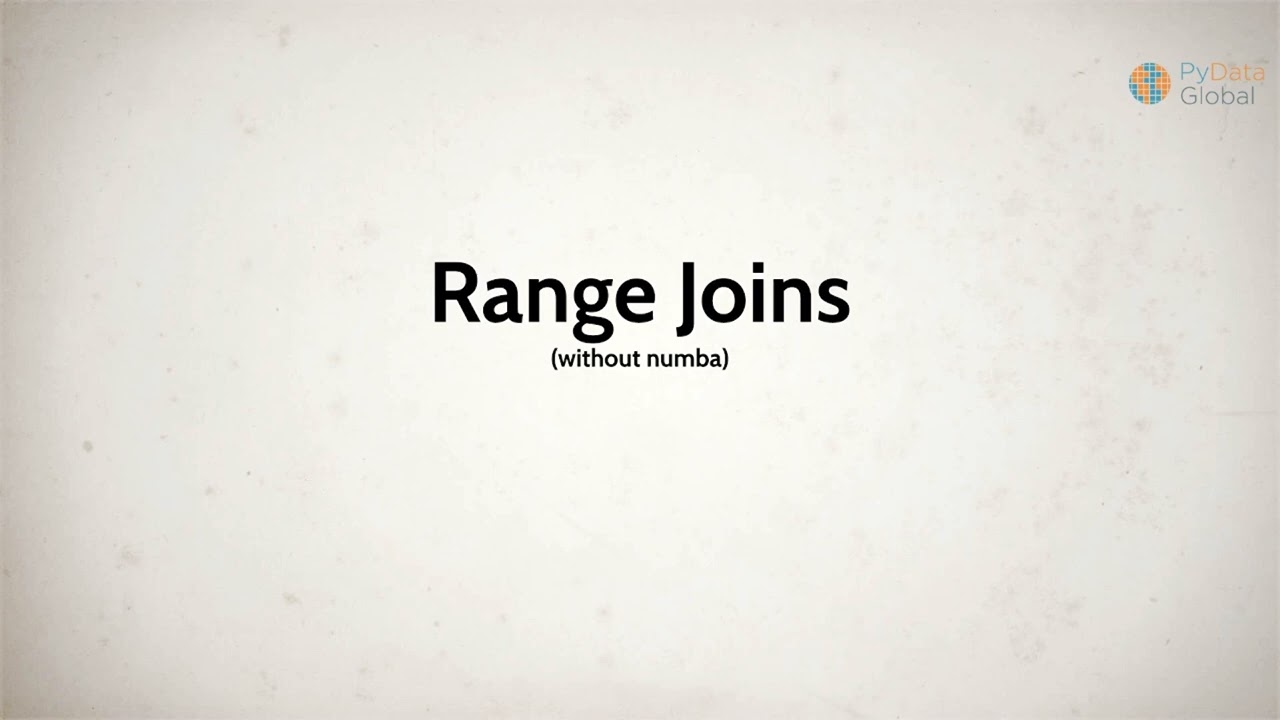Samuel Oranyeli - Inequality Joins in Pandas with Pyjanitor | PyData Global 2022