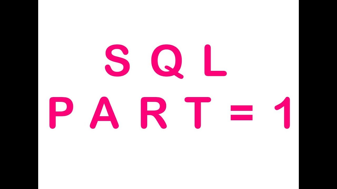 SQL Basic Bangla PART 1 (SELECT & WHERE)