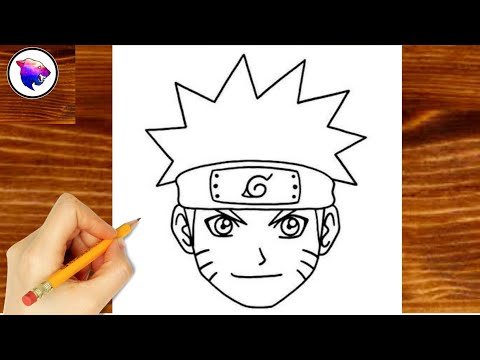 How to Draw Naruto Uzumaki - Naruto Drawing Easy Step by Step - Anime Drawing
