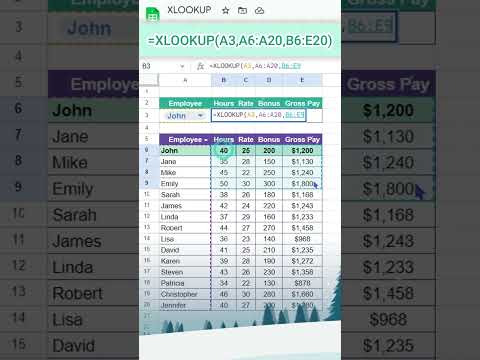Xlookup function return multiple columns in excel - So Easy!