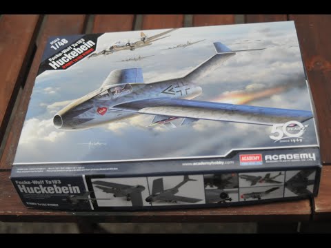 Inbox Review of the 1/48 Scale TA 183 Huckebein Model Kit from Academy