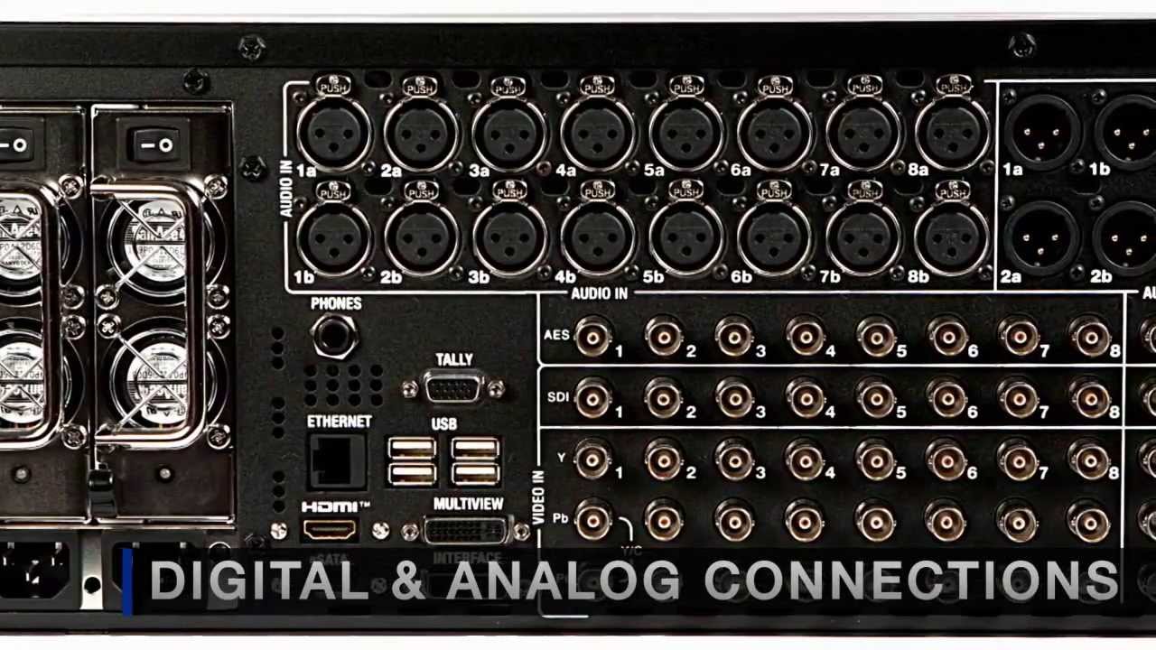 TriCaster 855 - System Overview