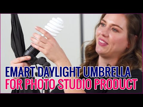 Emart 400W 5500K Umbrella Kit for Photo Studio Product, Portrait and Video Shoot Photography