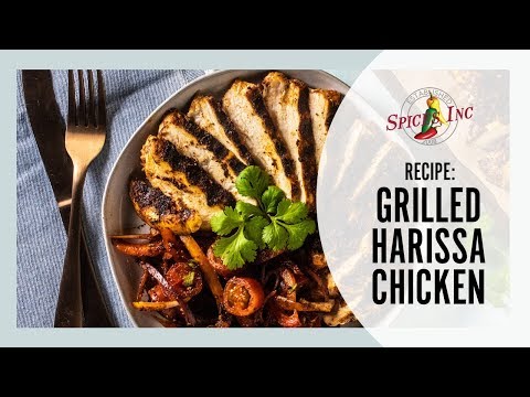 Grilled Chicken with Harissa Spice
