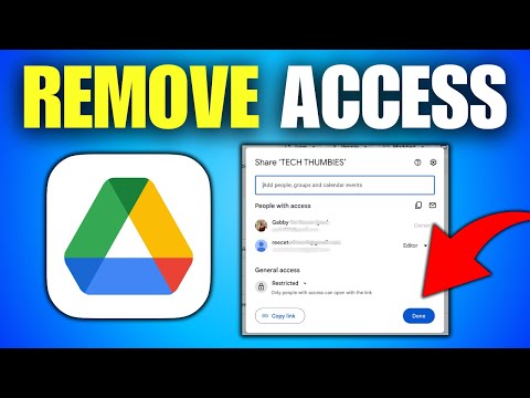 How To Remove Access Permissions From Google Drive