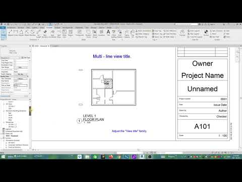 Revit Tips and Tricks #3: Multi - Line text for the view title on sheets