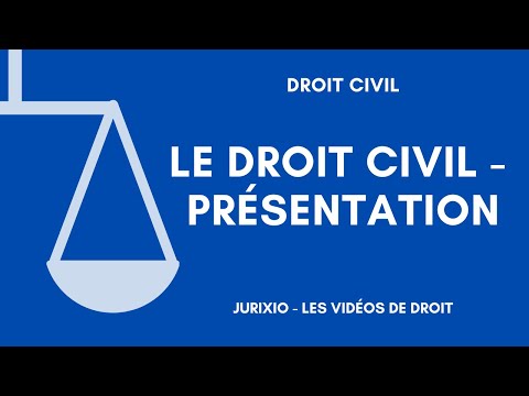 Le droit civil - Définition