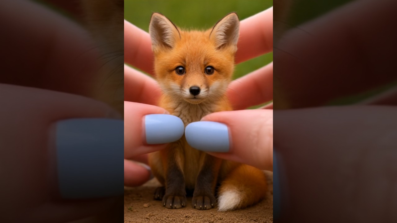 SQUISH THE BABY FOX - asmr