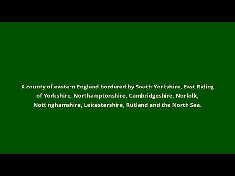 what is the meaning of Lincolnshire