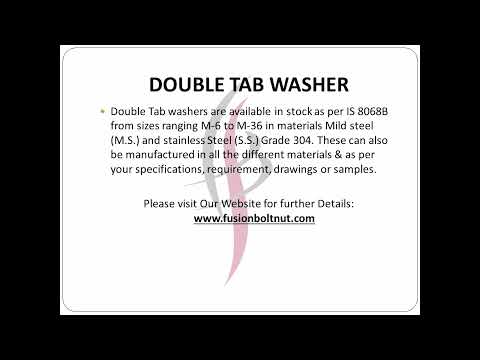 Tab Washers at Best Price in India