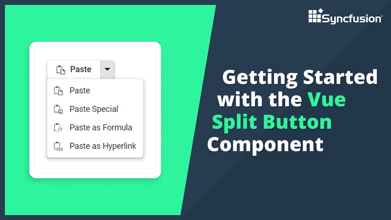 Getting Started with the Vue Split Button Component