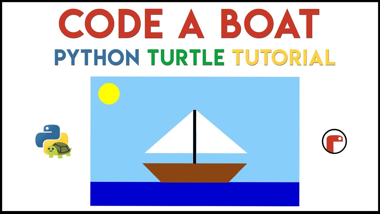 Python Turtle - Code a Boat Tutorial